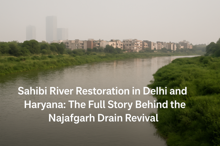 Sahibi River Revival in Delhi and Haryana: Najafgarh Drain Restoration ...